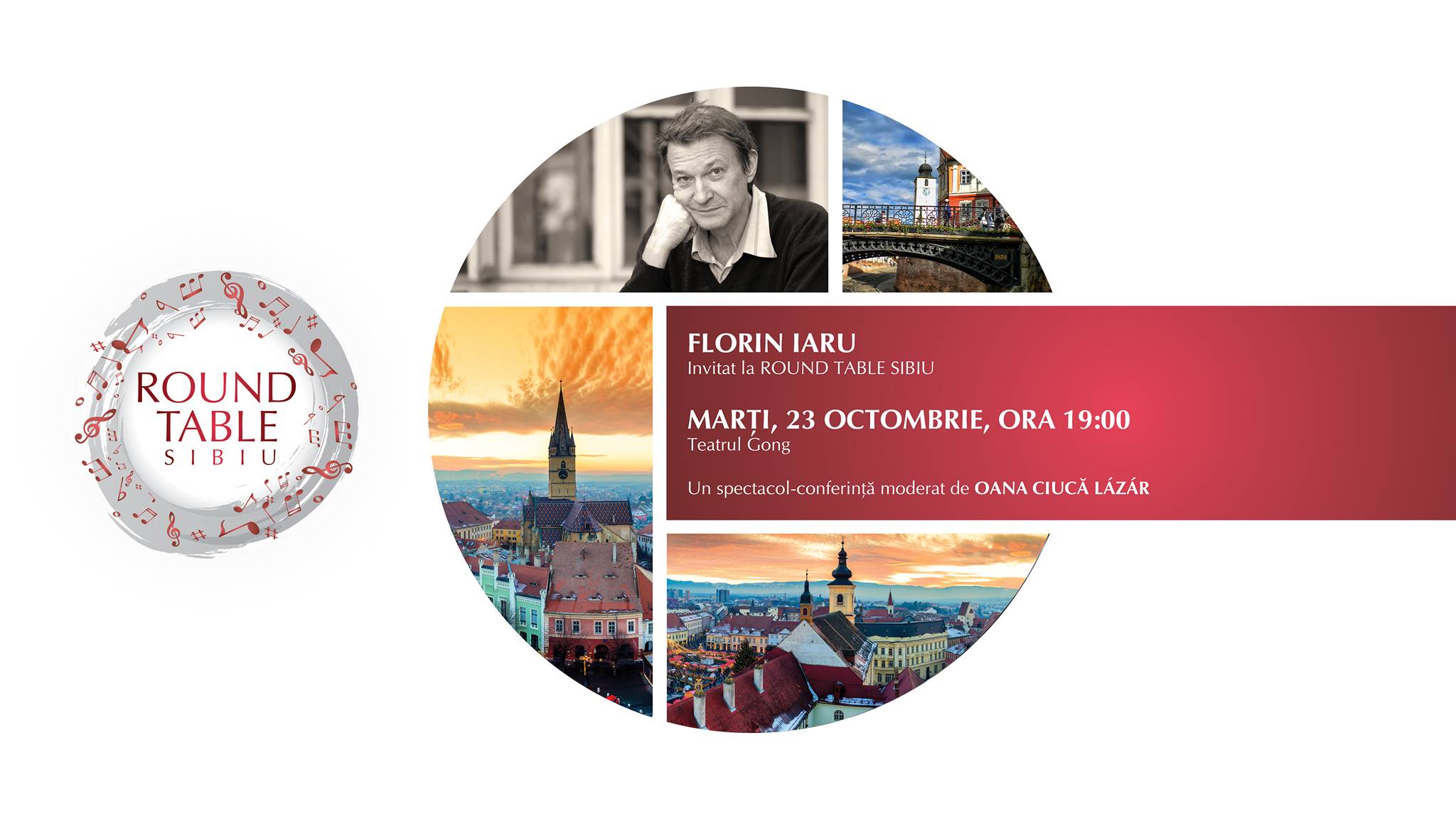 Întâlnire cu Florin Iaru la Round Table Sibiu/ Teatrul Gong - UCIMR